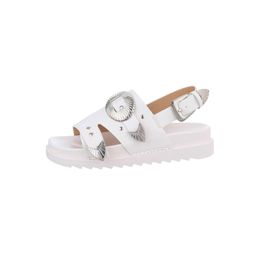 Ital-Design Sandale & Sandalette in Wei&szlig; | Gr.: 36