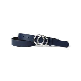 Fronhofer Lederg&uuml;rtel in Marine | Gr.: 85 cm