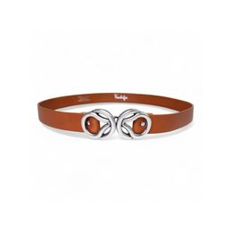 Fronhofer Tailleng&uuml;rtel Leder in Cognac | Gr.: 90 cm