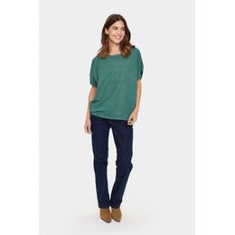 Saint Tropez Strickpullover MilaSZ Casual fit in Sagebrush Green Melange | Gr.: S
