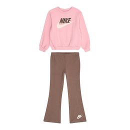 Nike Sportswear Set M&auml;dchen Gr&ouml;&szlig;e 116 braun / pink / schwarz / wollwei&szlig;