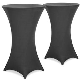 Detex Stehtischhusse 2er-Set Anthrazit &Oslash;80cm