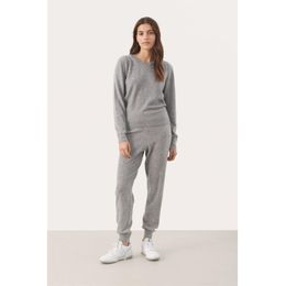 PART TWO Strickpullover EvinaPW Gerade Passform in Grey Melange | Gr.: XS