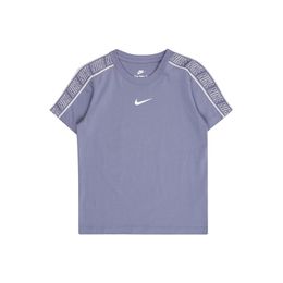 Nike Sportswear T-Shirt 'CLUB+POLY 2' Jungen Gr&ouml;&szlig;e 138/147 indigo / wei&szlig;