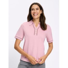 WITT WEIDEN Poloshirt in mauve | Gr.: 40