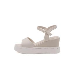 Alviero Martini Sandale Damen Gr&ouml;&szlig;e 41.5 beige / perlwei&szlig;
