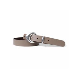 Fronhofer Dameng&uuml;rtel mit Metallschlaufe in Taupe | Gr.: 115 cm