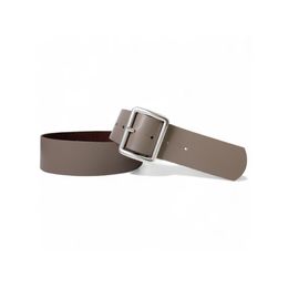Fronhofer Damen Lederg&uuml;rtel Rechteck in Taupe | Gr.: 100 cm