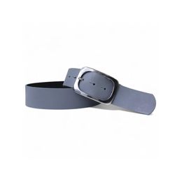 Fronhofer Damen Lederg&uuml;rtel Schwarz in Grau | Gr.: 85 cm