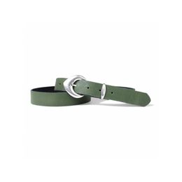Fronhofer Dameng&uuml;rtel mit Metallschlaufe in Khaki | Gr.: 90 cm