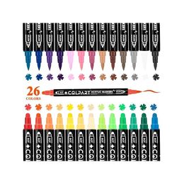 ARTNANAS 26/36/48 Farben Acrylmarker Set – für Verschiedenen Oberflächen | Gr.: 26