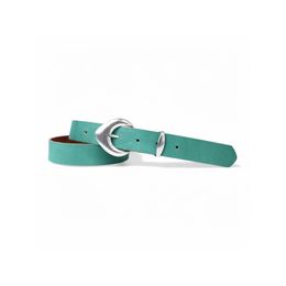 Fronhofer Dameng&uuml;rtel mit Metallschlaufe in Jade | Gr.: 105 cm