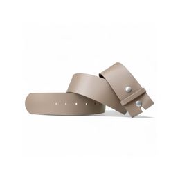 Fronhofer Lederg&uuml;rtel Wechselg&uuml;rtel in Taupe | Gr.: 120 cm