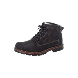 Rieker Schn&uuml;rboots in Schwarz | Gr.: 45