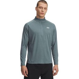 Under Armour Longsleeve "Tech Textured 1/2 Zip" in Blau | Gr.: S