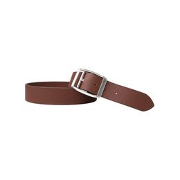 Fronhofer Herren Lederg&uuml;rtel Silber in Cognac | Gr.: 105 cm