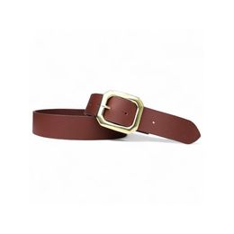 Fronhofer Herren Lederg&uuml;rtel Messing in Cognac | Gr.: 100 cm