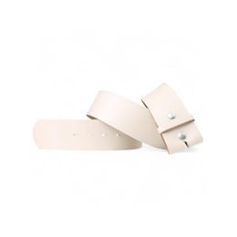 Fronhofer Lederg&uuml;rtel Wechselg&uuml;rtel in Creme | Gr.: 105 cm
