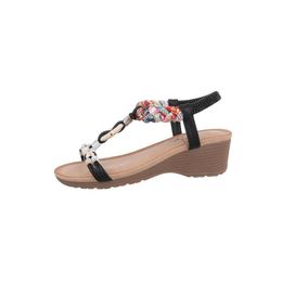 Ital-Design Sandale & Sandalette in Schwarz | Gr.: 41