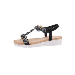 Ital-Design Sandale & Sandalette in Schwarz | Gr.: 40