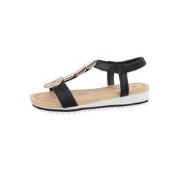 Ital-Design Sandale & Sandalette in Schwarz | Gr.: 38