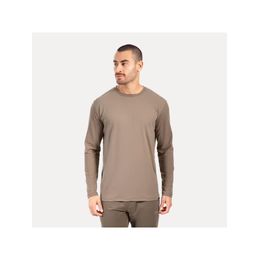 Smilodox Longsleeve Xion in Taupe | Gr.: L
