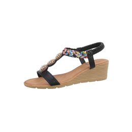 Ital-Design Sandale & Sandalette in Schwarz | Gr.: 37
