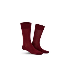 Kunert Socken Clark druckfreier Bund in Merlot | Gr.: 47-50