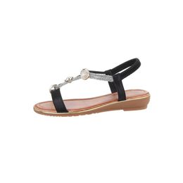 Ital-Design Sandale & Sandalette in Schwarz | Gr.: 39