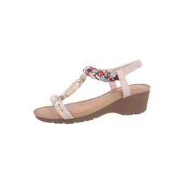 Ital-Design Sandale & Sandalette in Beige | Gr.: 37