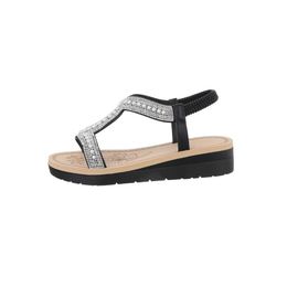 Ital-Design Sandale & Sandalette in Schwarz | Gr.: 37