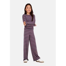 KIDS Only Strickpullover 'Ally Striped' in lila | Gr.: 122/128