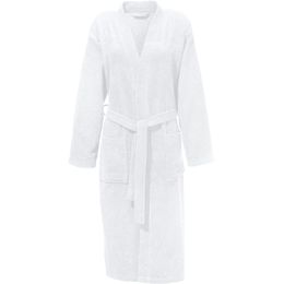 REDBEST Frottier Unisex-Bademantel Chicago in wei&szlig; | Gr.: L