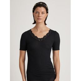 Calida Woll-Shirt in Schwarz | Gr.: L
