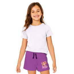 PAW PATROL Shorts Skye kurze Hose Hotpants in lila | Gr.: 122/128