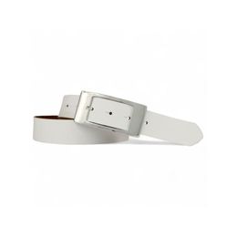 Fronhofer Lederg&uuml;rtel in Wei&szlig; | Gr.: 110 cm