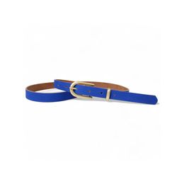 Fronhofer Lederg&uuml;rtel in Kobalt | Gr.: 110 cm