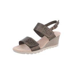 Ital-Design Sandale & Sandalette in Dunkelgr&uuml;n | Gr.: 40