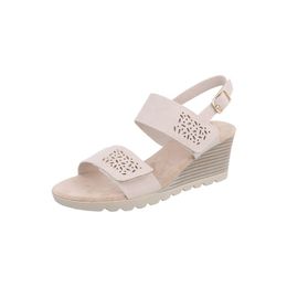 Ital-Design Sandale & Sandalette in Beige | Gr.: 41