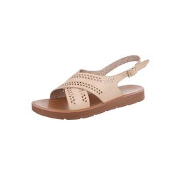 Ital-Design Sandale & Sandalette in Beige | Gr.: 38