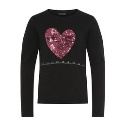 Bruno Banani Langarmshirt in schwarz | Gr.: 152/158