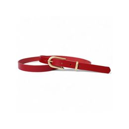 Fronhofer Lederg&uuml;rtel in Rot | Gr.: 125 cm