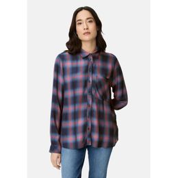 Camel Active Bluse aus reiner Viskose in Blau Rot | Gr.: 4XL