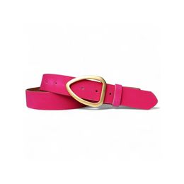 Fronhofer Dameng&uuml;rtel goldene Schnalle in Pink | Gr.: 85 cm