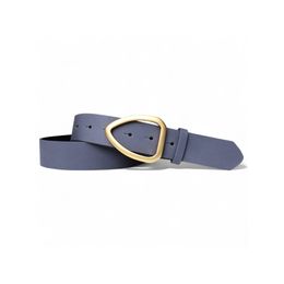 Fronhofer Dameng&uuml;rtel goldene Schnalle in Grau | Gr.: 125 cm