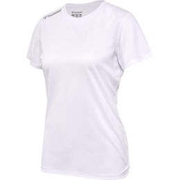 Hummel Shirt "Hmlrun Jersey S/S Woman" in Wei&szlig; | Gr.: XXL