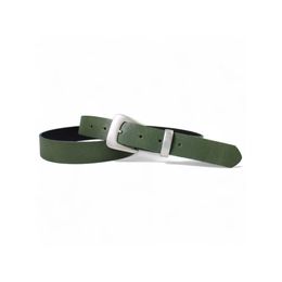 Fronhofer Dameng&uuml;rtel mit Metallschlaufe in Khaki | Gr.: 95 cm