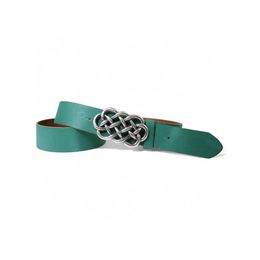 Fronhofer Dameng&uuml;rtel keltische Schnalle in Jade | Gr.: 100 cm