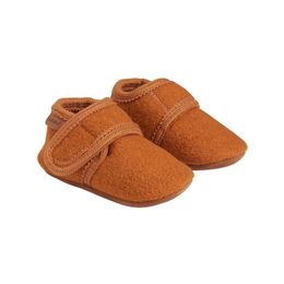 EN FANT Kinder Slipper "Baby Wool slippers" in Braun | Gr.: 19/20