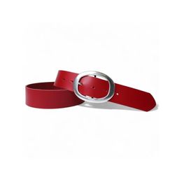 Fronhofer Lederg&uuml;rtel in Rot | Gr.: 85 cm